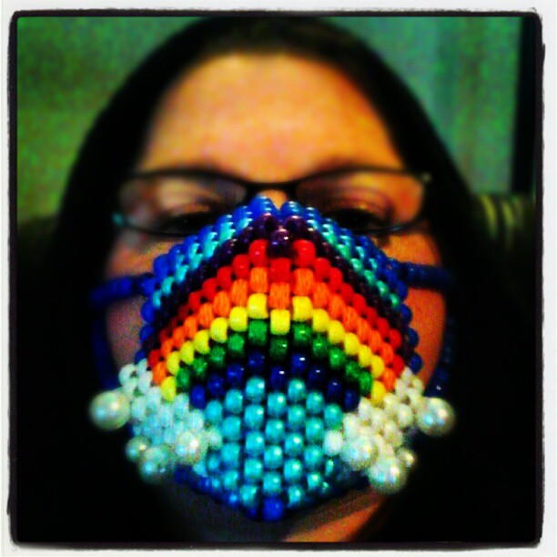 rainbow mask improved by Runeknox - Kandi Photos on Kandi Patterns