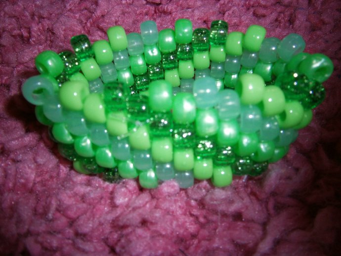 Green Stripes by EmiliInYoFayce - Kandi Photos on Kandi Patterns