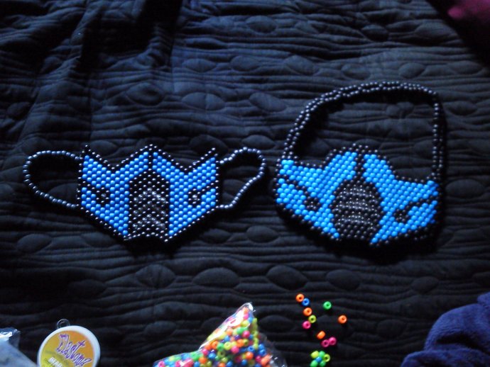 Sub-Zero Mask V1 & V2 Comparison by Kujara - Kandi Photos on Kandi Patterns