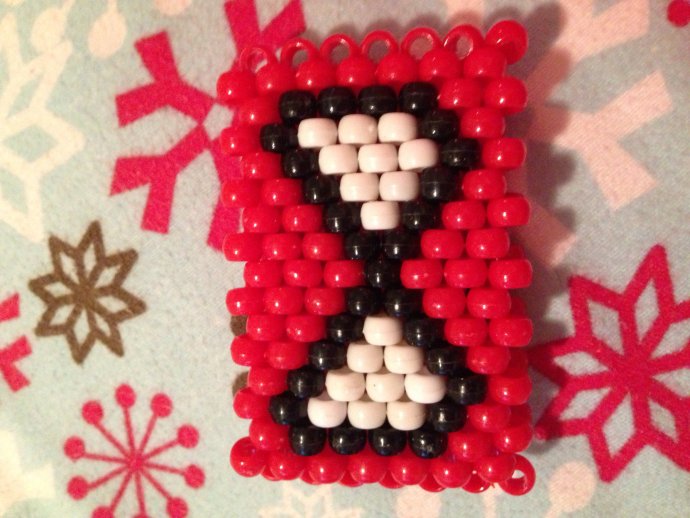 Spider-Man cuff by FlyingCupcakes - Kandi Photos on Kandi Patterns