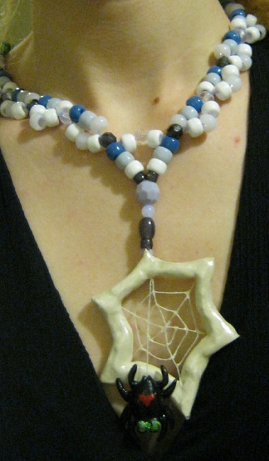 Spider Kandi Necklace by Violyte - Kandi Photos on Kandi Patterns