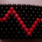 Heart beat peyote cuff by BaileyBayLeef - Kandi Photos on Kandi Patterns