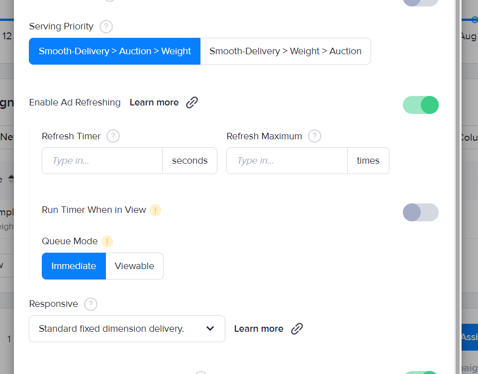 How to auto refresh zones for ad rotation