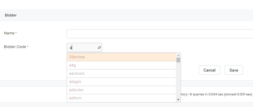 Setting up Header Bidding Zones