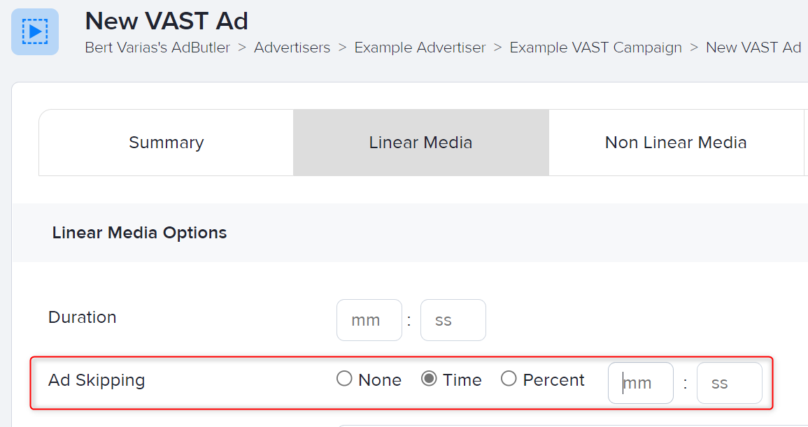 How to add ad skipping to VAST 2.0 ads