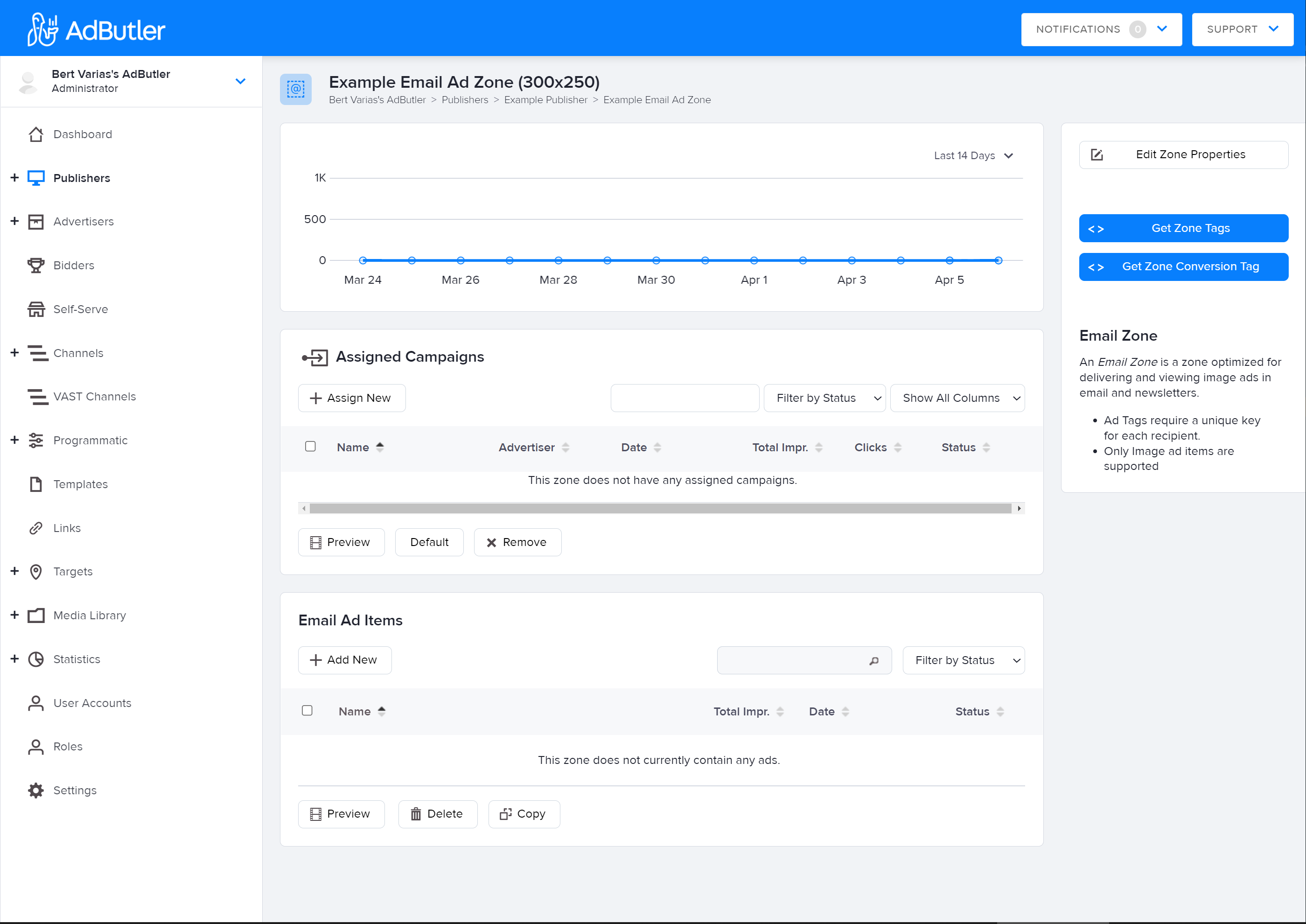 How to serve ads in an email newsletter