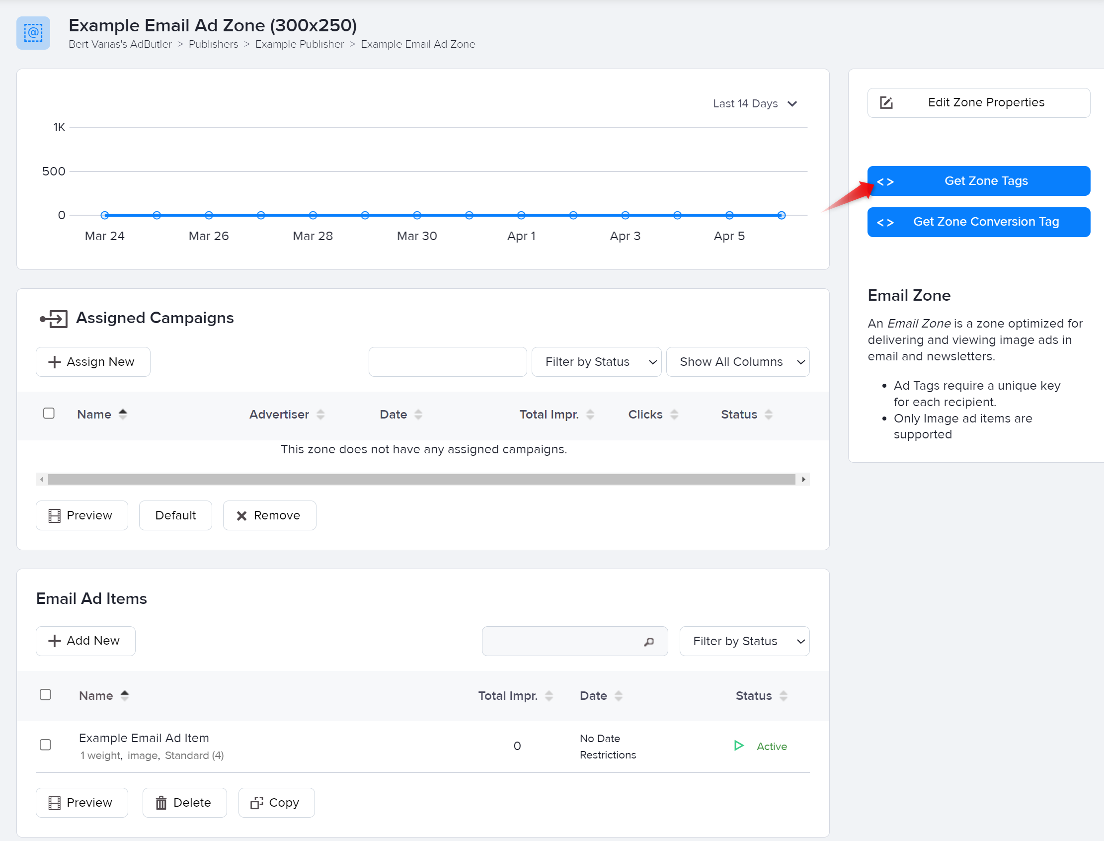 How to serve ads in an email newsletter