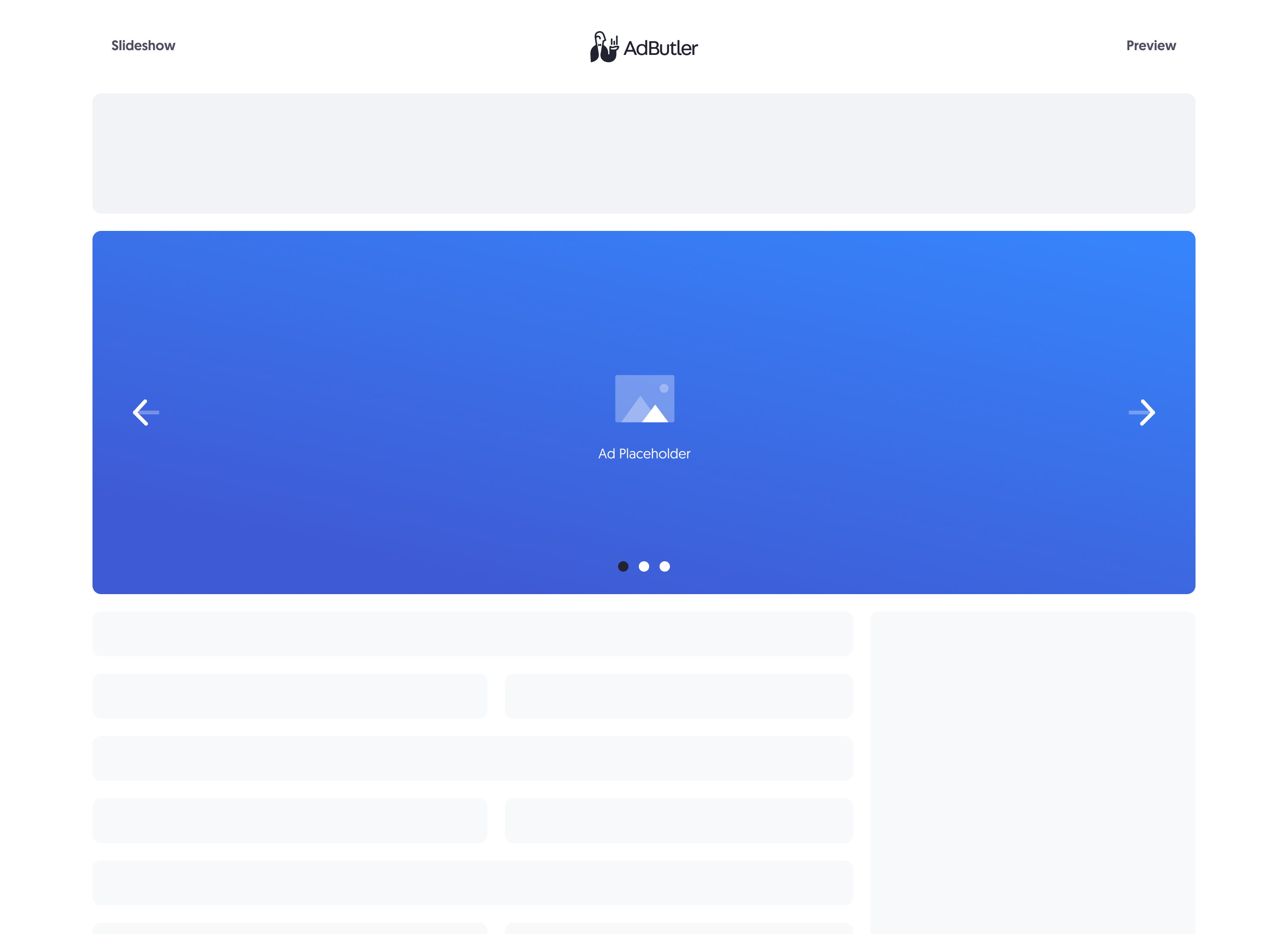 How to make styled native slideshow ads