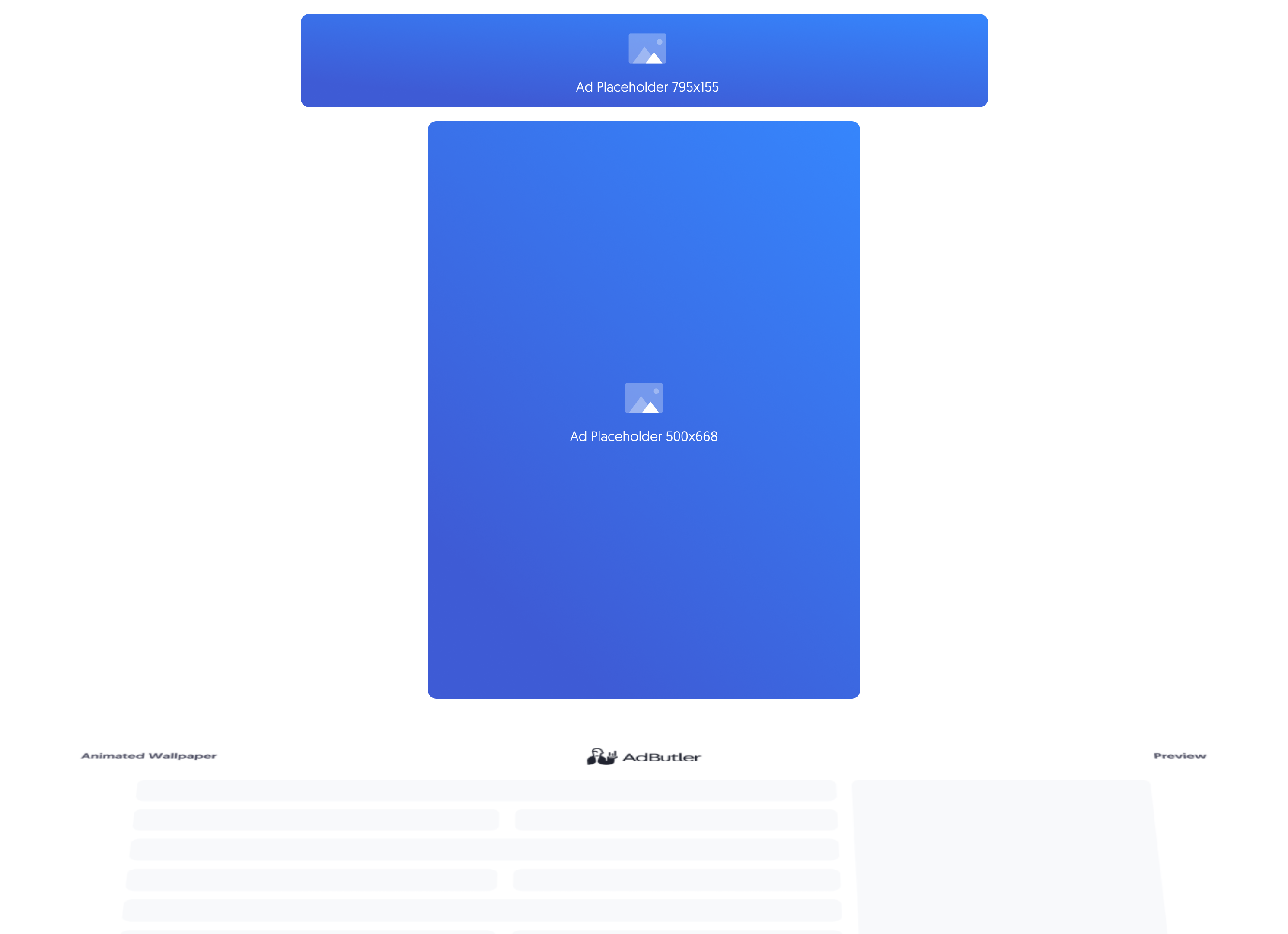 How to make custom native animated wallpaper ads