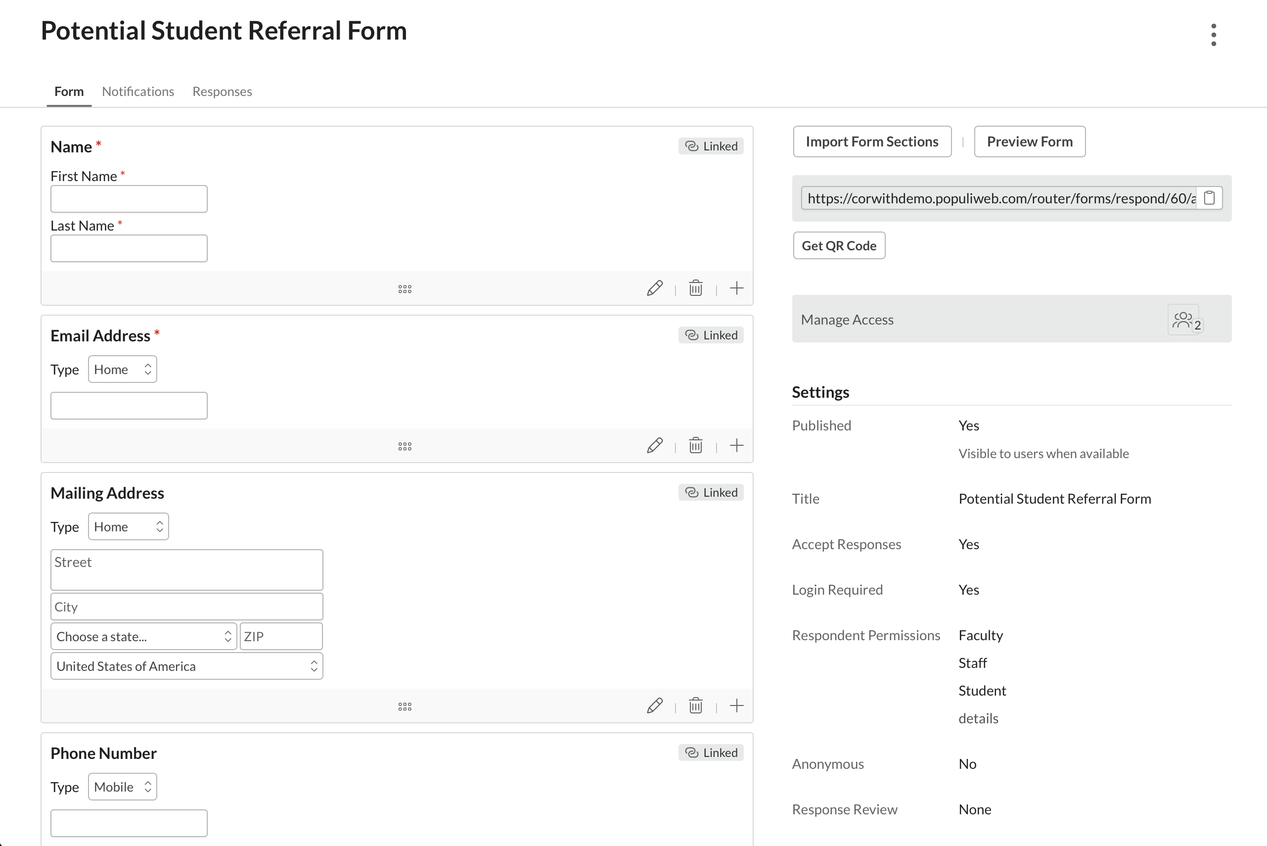 How to set up a referral form – Populi Knowledge Base