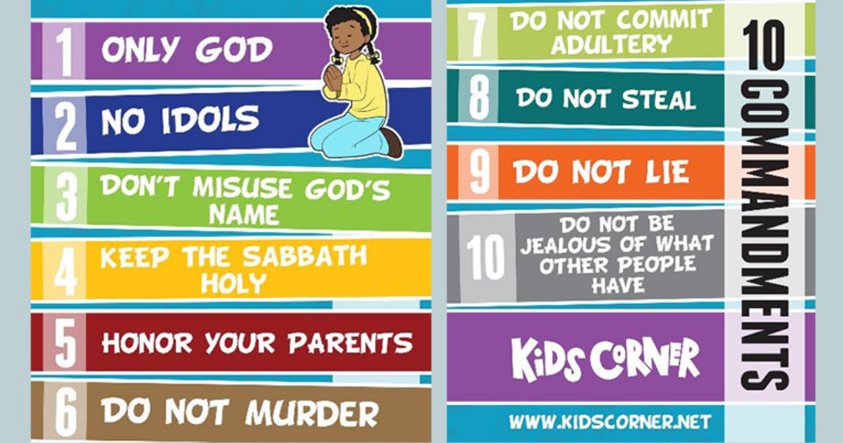 10 commandments for ks3