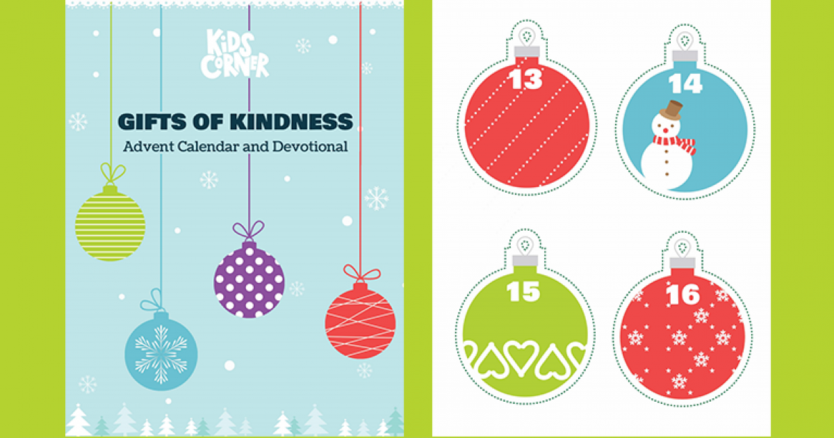 Gifts of Kindness Advent Calendar and Devotionals |… | Kids Corner