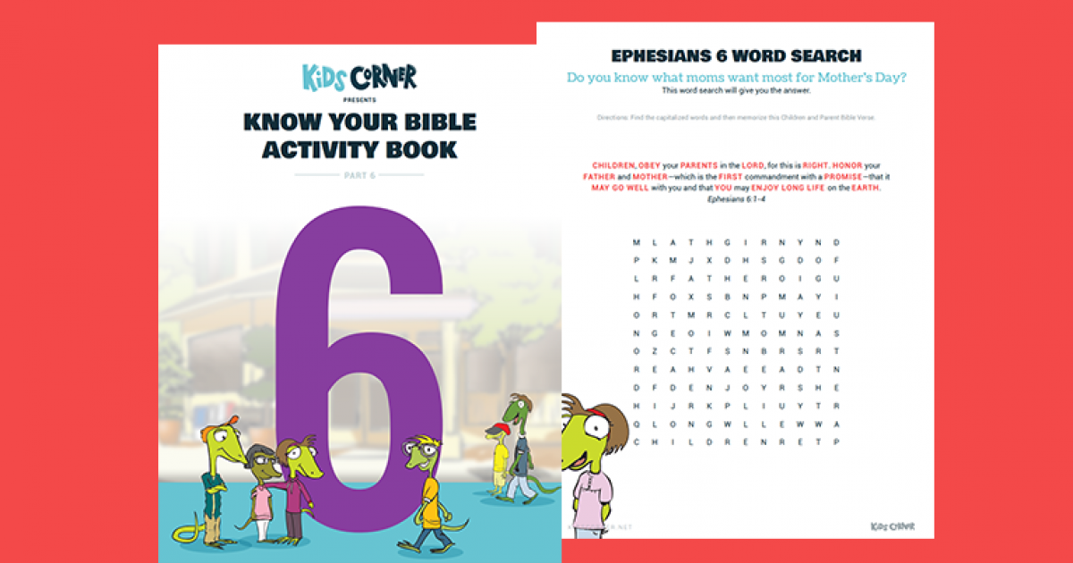 Know Your Bible Activity Book, Part 6! | Bible Activities | Kids Corner