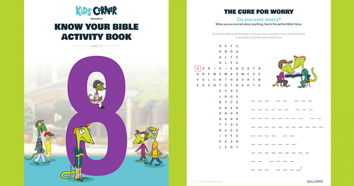 Know Your Bible Activity Book, Part 8! | Bible Activities | Kids Corner