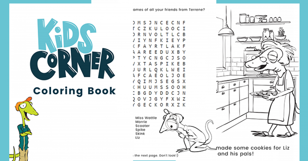 Liz and Friends Coloring Book | Bible Activities | Kids Corner