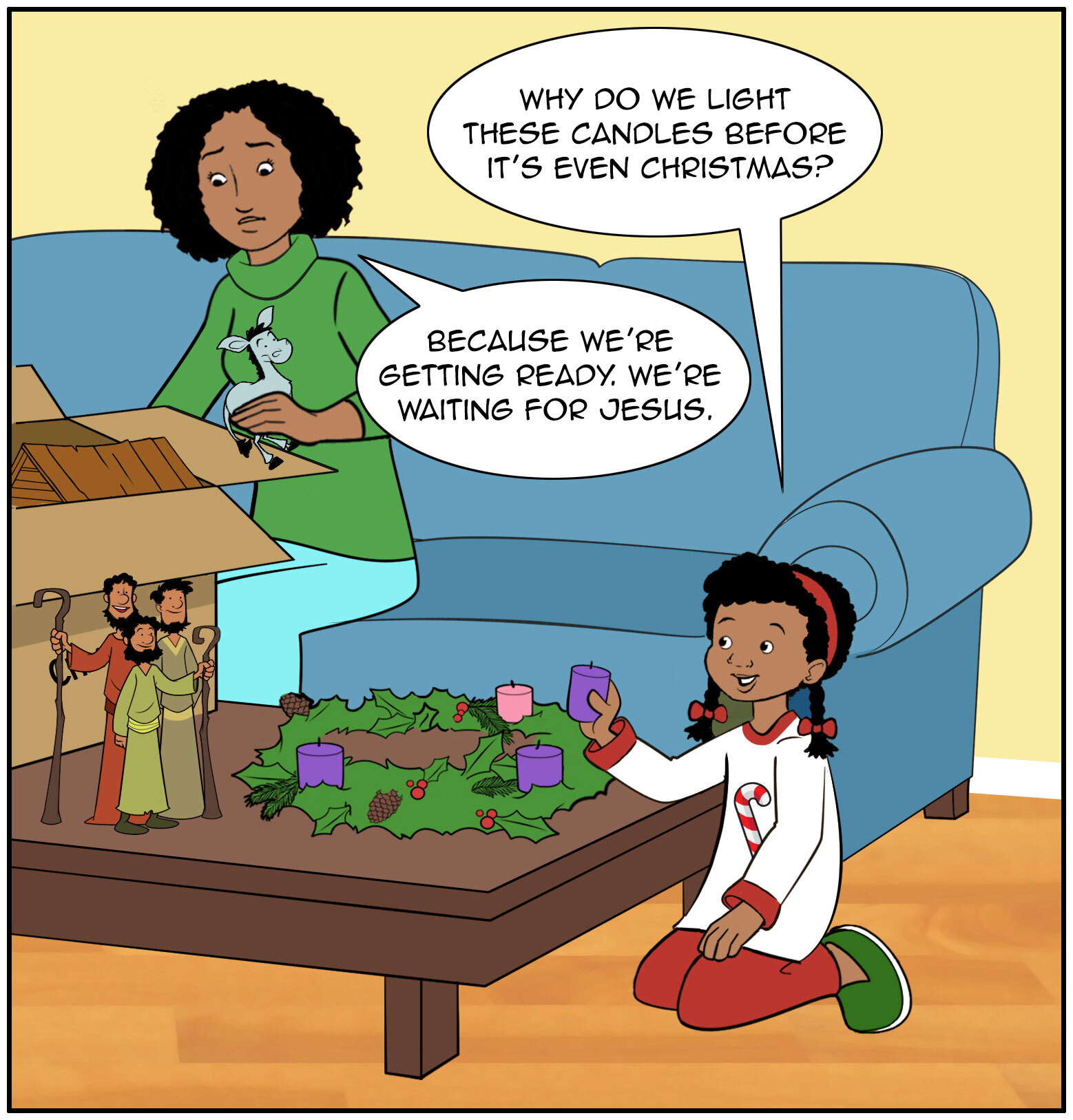 Advent: The Season of Waiting | Devotions | Kids Corner