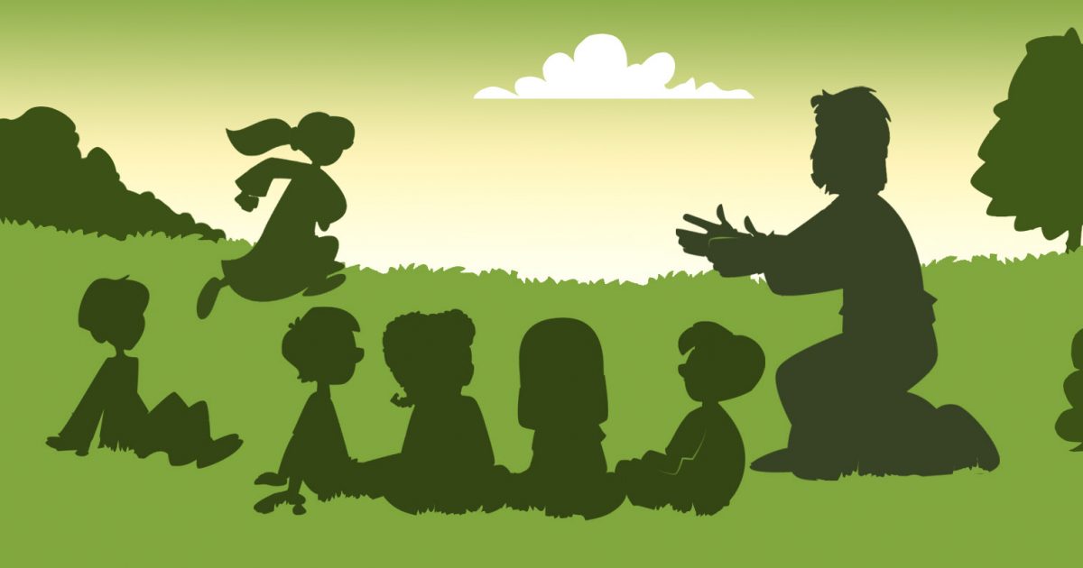 Jesus Blesses the Children | Audio Bible Stories | Kids Corner