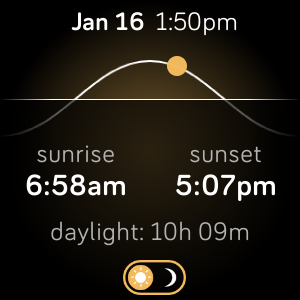Solar Digital clock face for Fitbit Versa and Sense smartwatches