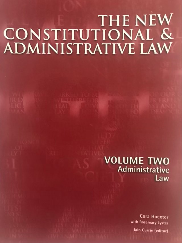 Political Sciences - The New Constitutional and Administrative Law ...