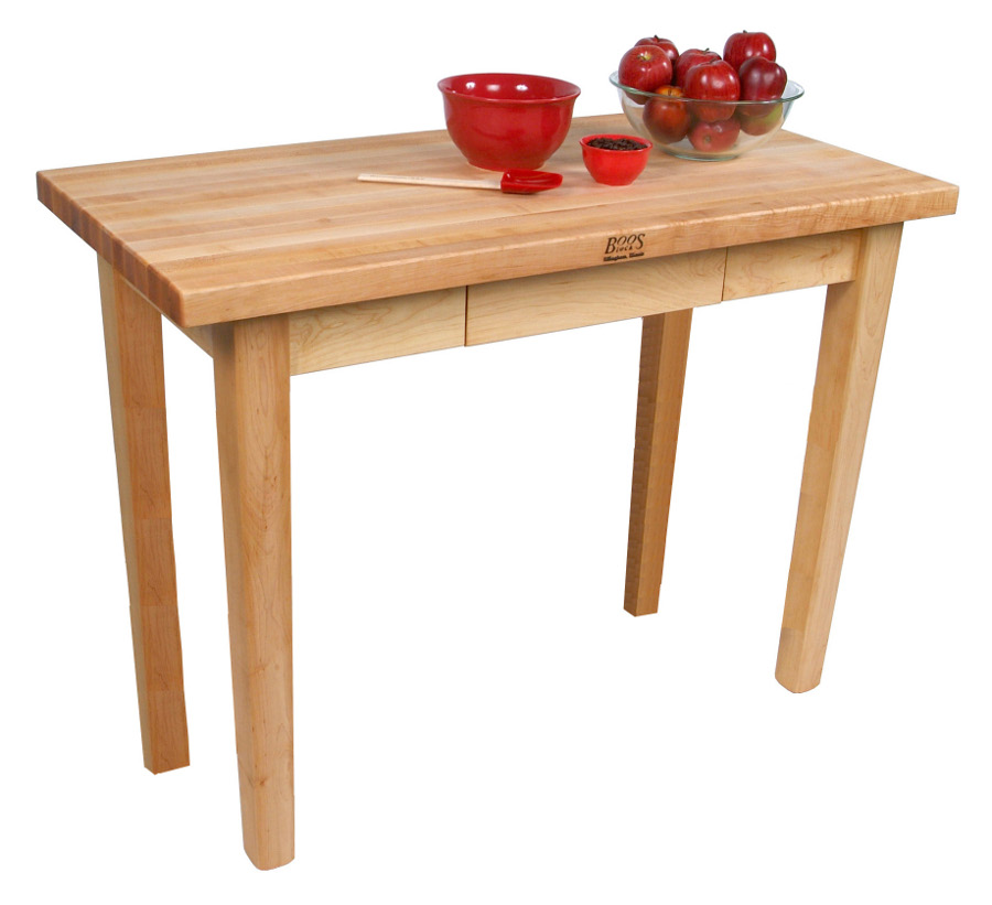 John Boos Country Work Table | Butcher Block Table