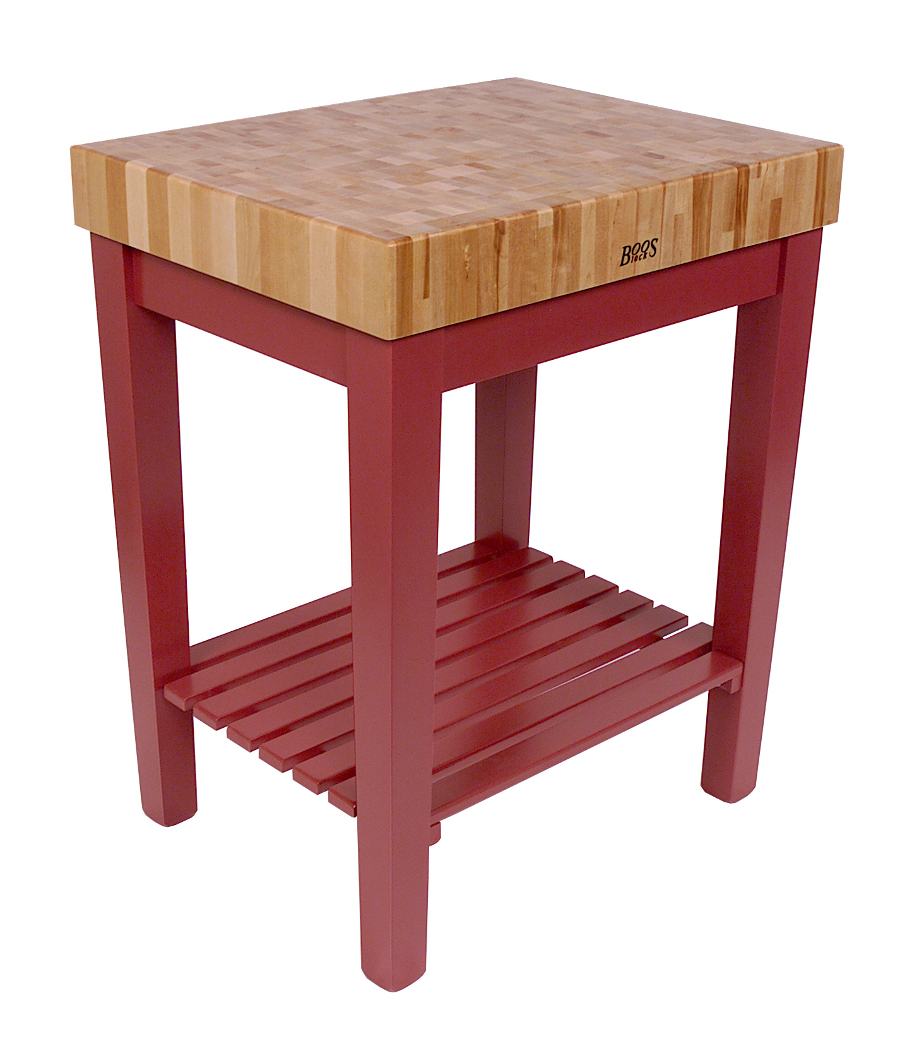 John Boos Chef's Block with Shelf | Butcher Block