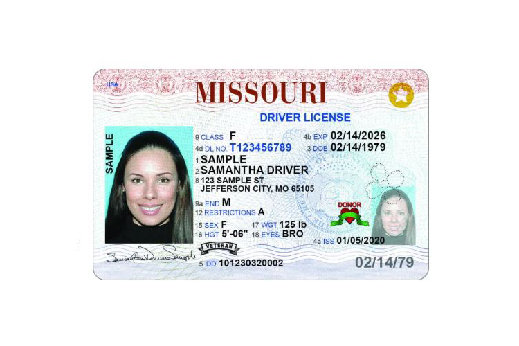 Missouri Drivers License 2018