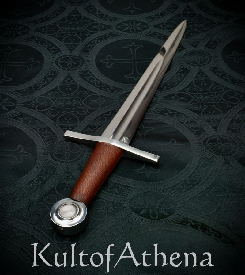 Darksword Crusader Dagger - Brown with Integrated Scabbard Frog