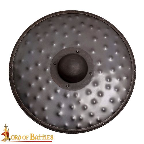 Hammered Round Shield - 16 Gauge Steel