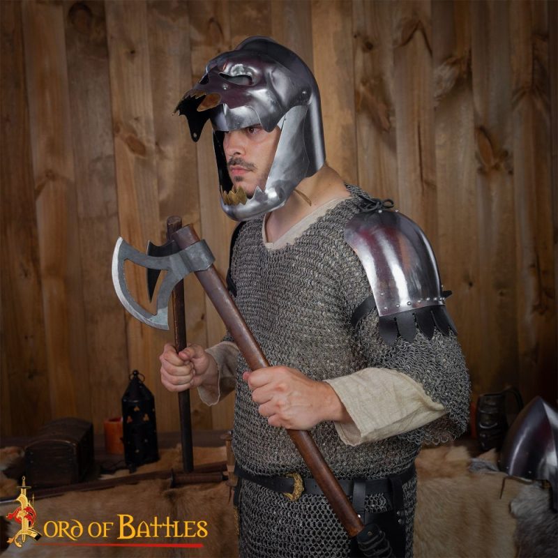 Medieval Pauldrons - Mountable Upgrade for Chainmail and Padded Armor ...