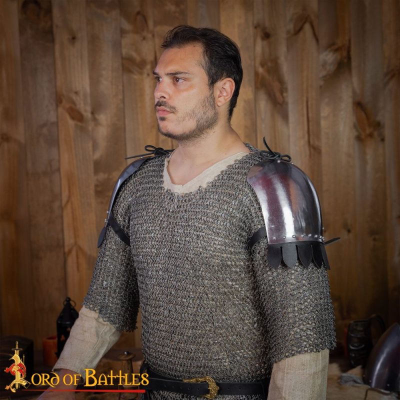 Medieval Pauldrons - Mountable Upgrade for Chainmail and Padded Armor ...