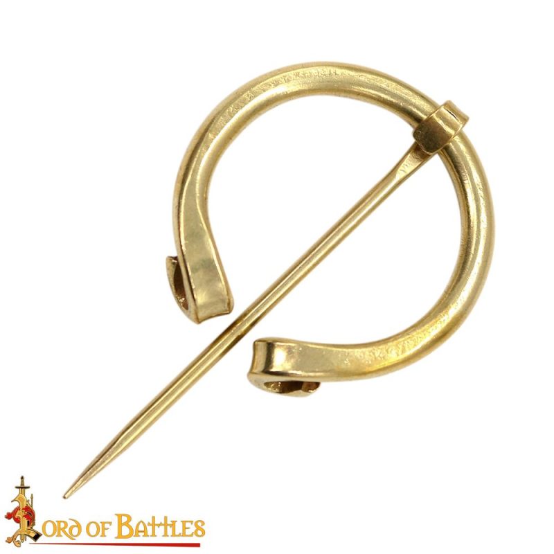 Brass Fibula with Rolled Ends