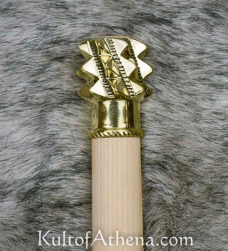 Tod Cutler - Brass Mace 4 with wood haft - 12th to 14th Century ...