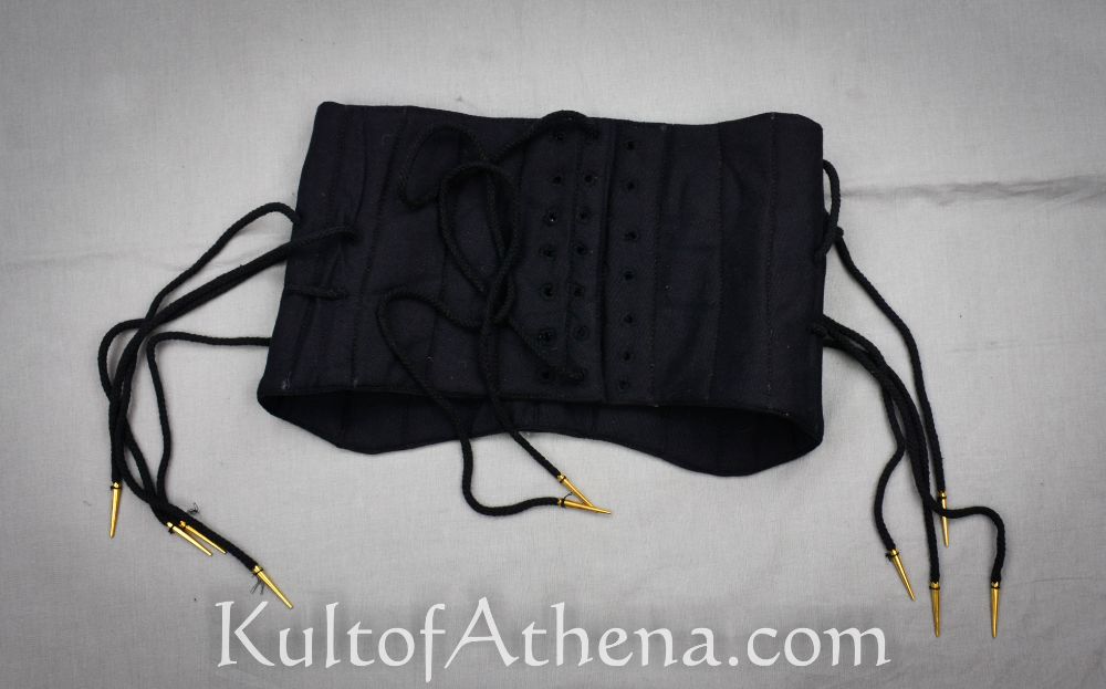 Padded Arming Girdle – Black – Kult of Athena