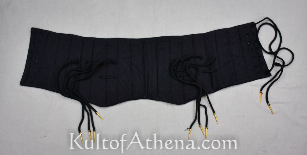 Padded Arming Girdle – Black – Kult of Athena