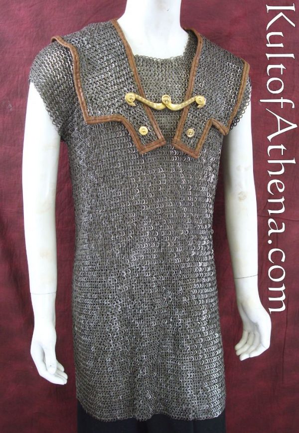 Chainmail Lorica Hamata – Alternating Wedge Riveted Rings – Kult of Athena