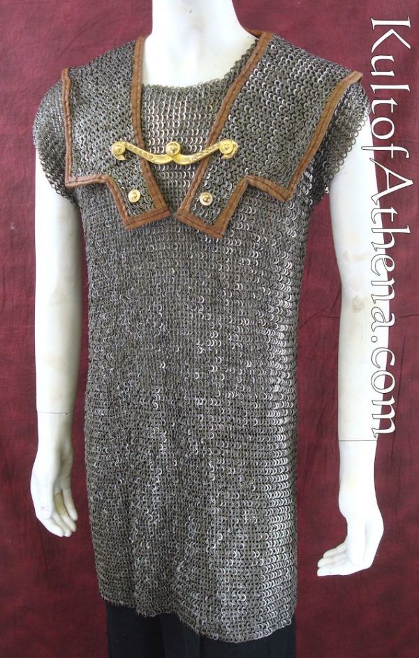 Chainmail Lorica Hamata – Alternating Wedge Riveted Rings – Kult of Athena