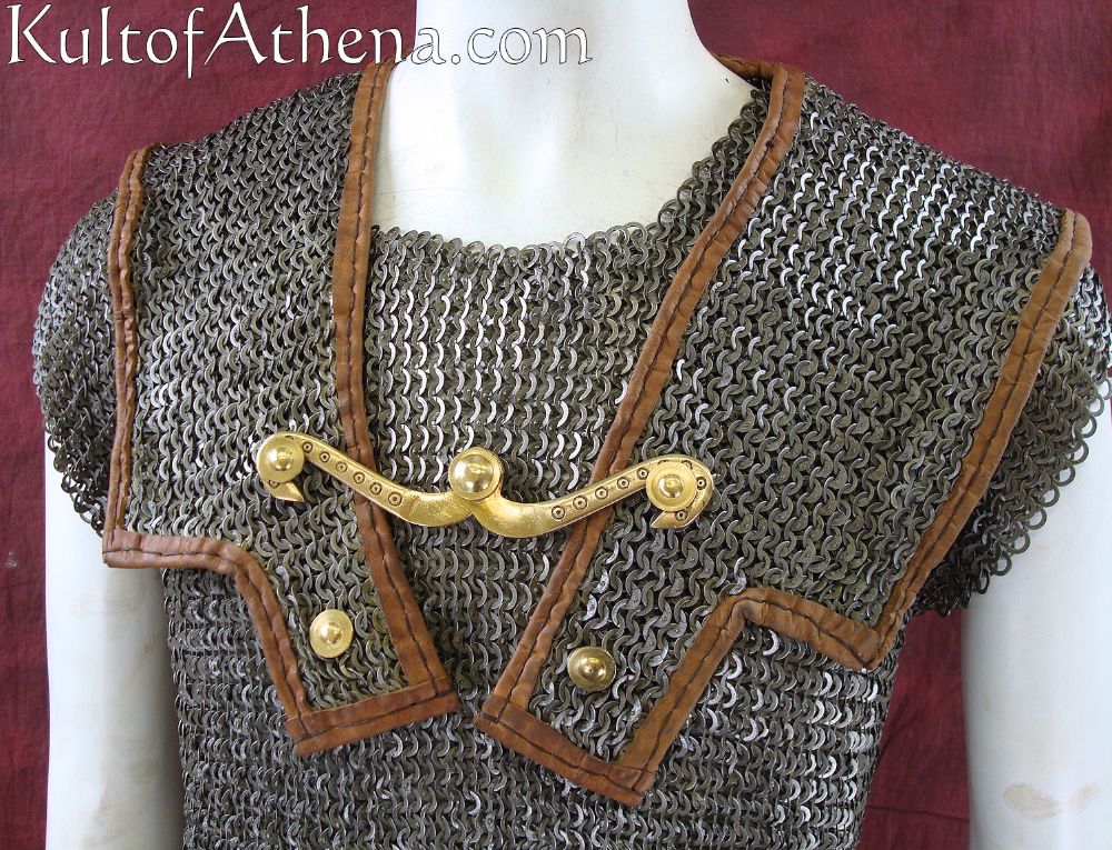 Chainmail Lorica Hamata – Alternating Wedge Riveted Rings – Kult of Athena