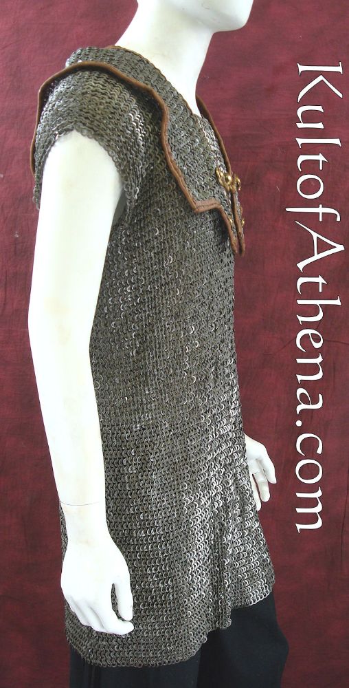 Chainmail Lorica Hamata – Alternating Wedge Riveted Rings – Kult of Athena