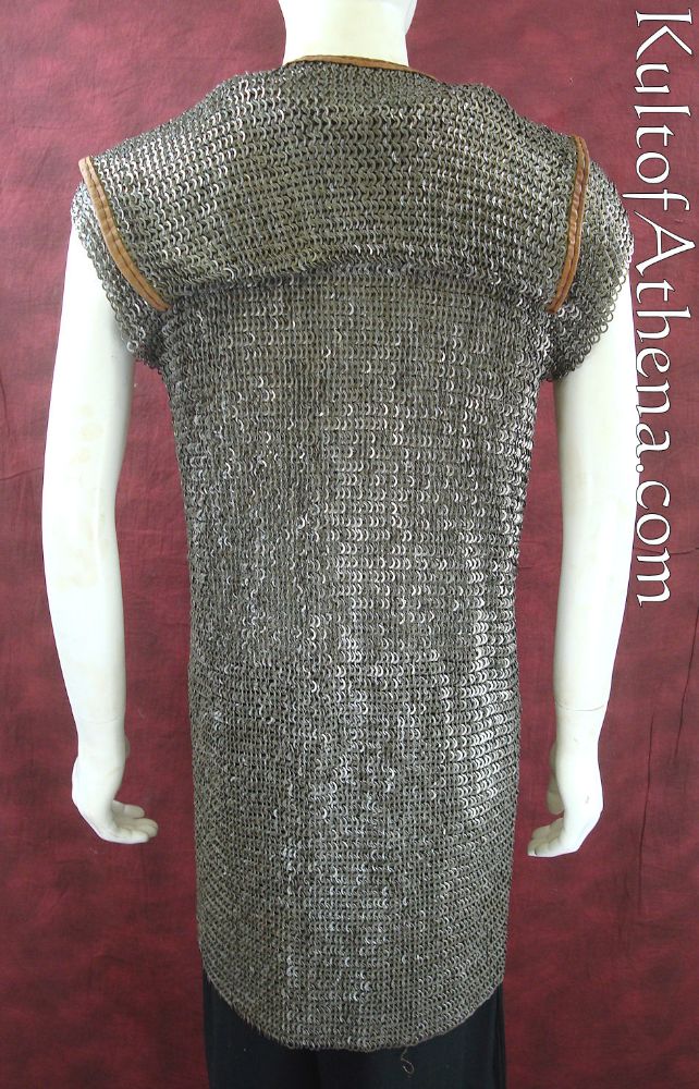 Chainmail Lorica Hamata – Alternating Wedge Riveted Rings – Kult of Athena
