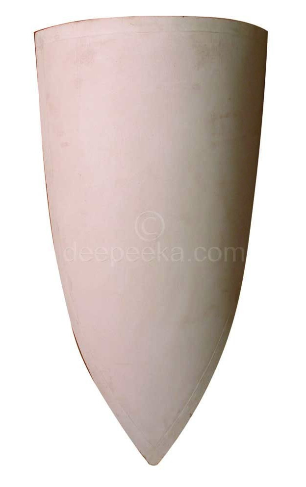 Medieval Wooden Heater Shield - Unpainted