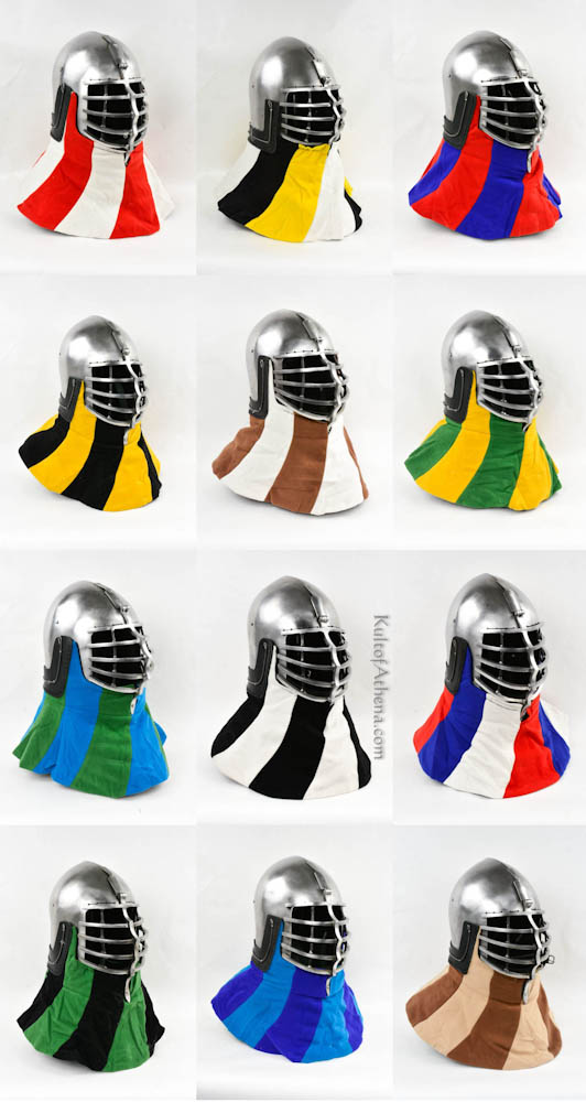 Age of Craft – Wolf Ribs Bascinet Sport Combat Helmet – Kult of Athena