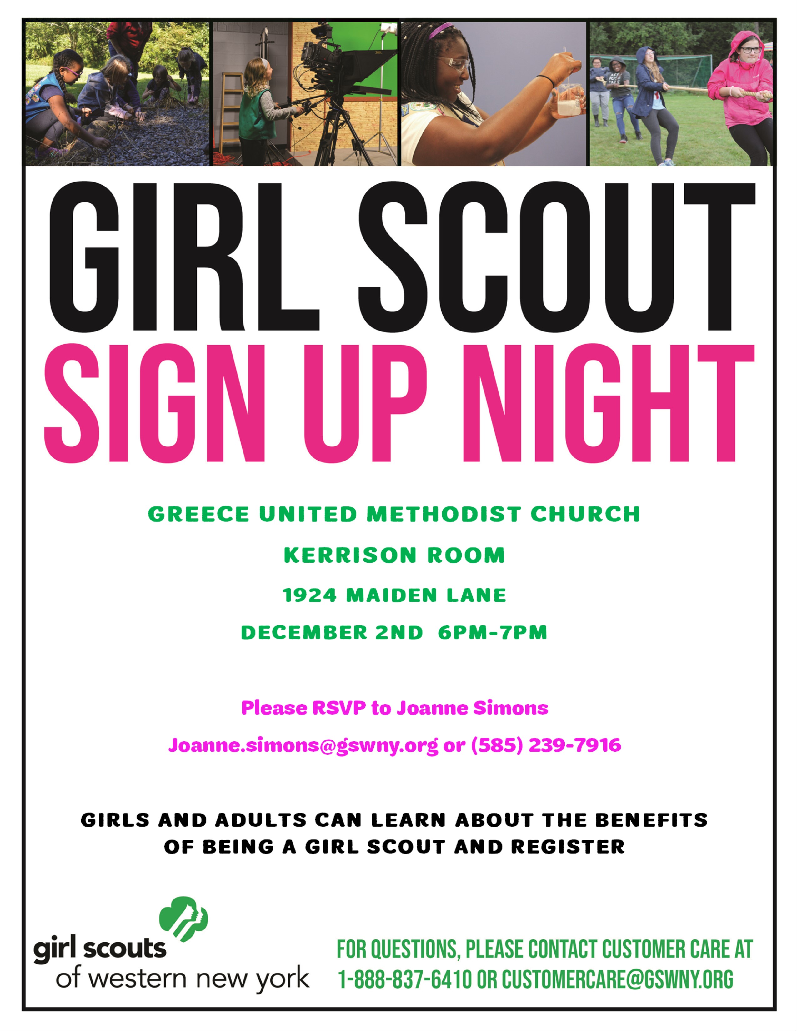 Girl Scout Sign Up Night | Kids Out and About Rochester