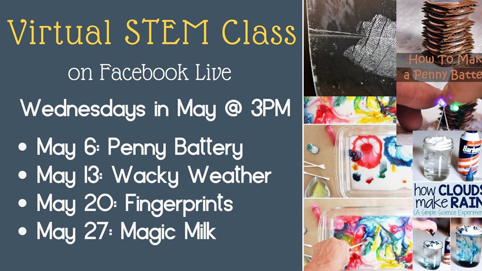 VIRTUAL EVENT: Virtual STEM Class at 3pm Eastern from Warminster ...