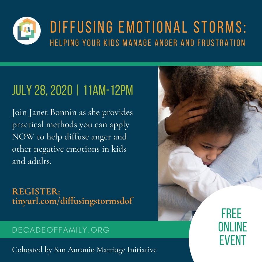 Diffusing Emotional Storms: Helping Your Kids Manage Anger and ...