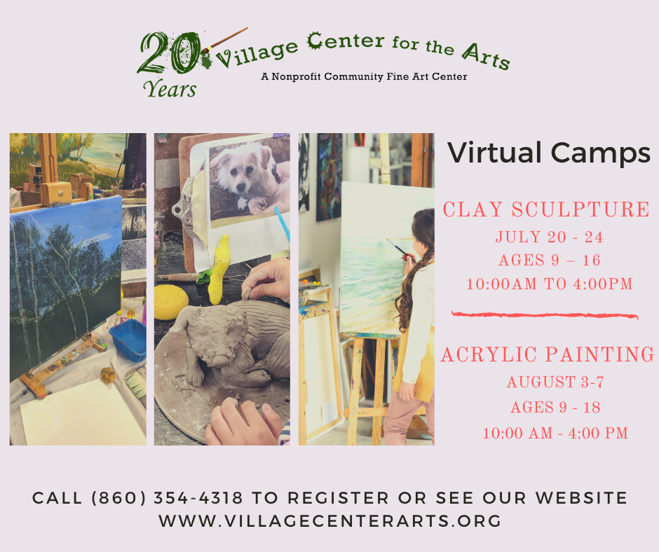 Virtual Clay Sculpture and Acrylic Painting Camps | Kids Out and About ...