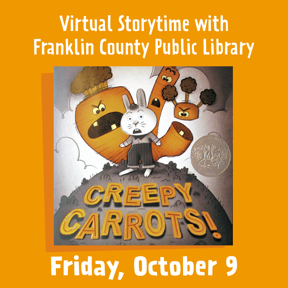 Creepy Carrots Virtual Storytime with Franklin County Public Library ...