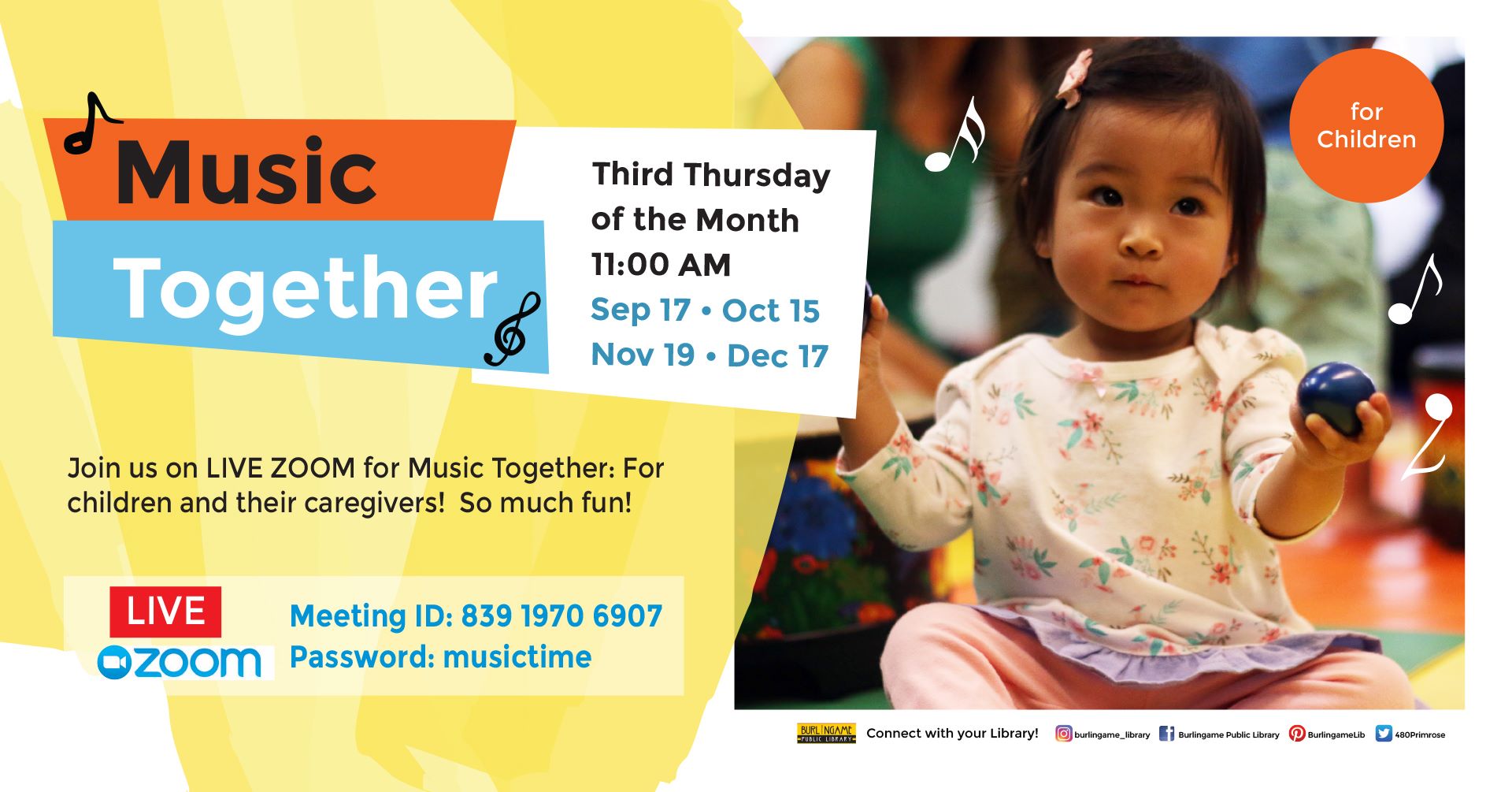 Virtual Event: Music Together Class | Kids Out and About Portland