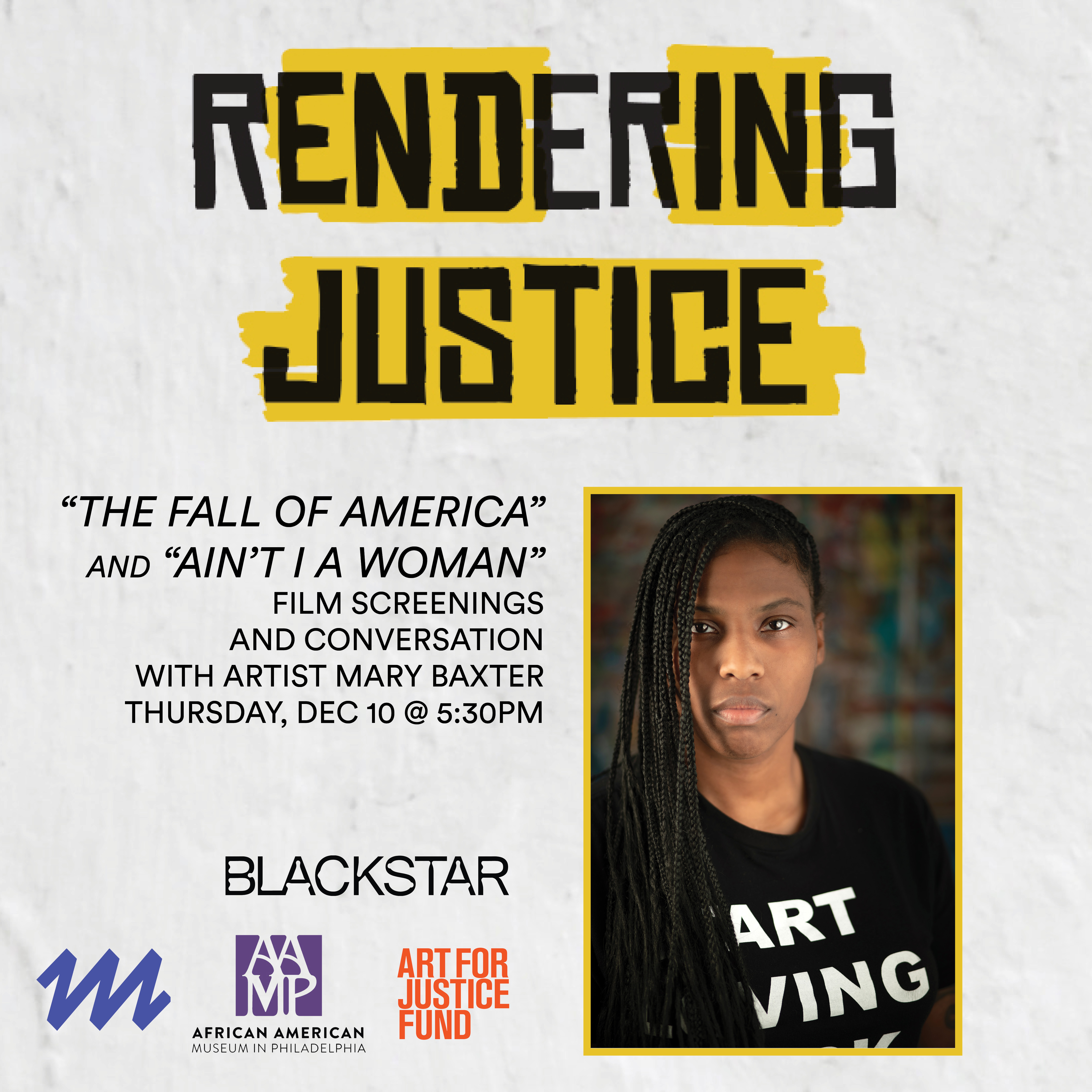 "The Fall of America" & "Ain't I a Woman?" Film Screening | Kids Out ...