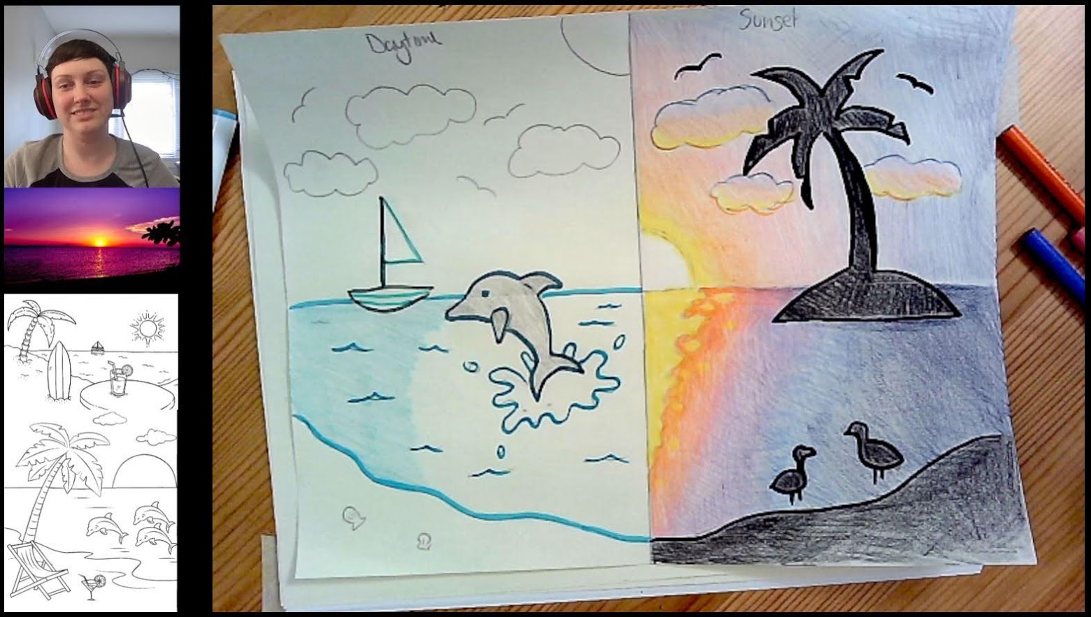 Beginner Drawing (6+) - LIVE Virtual Art Class Summer Term | Kids Out ...