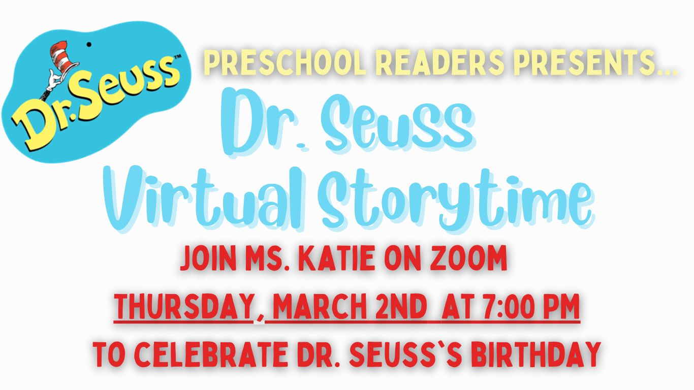 Free Dr. Seuss Virtual Storytime LIVE! | Kids Out and About